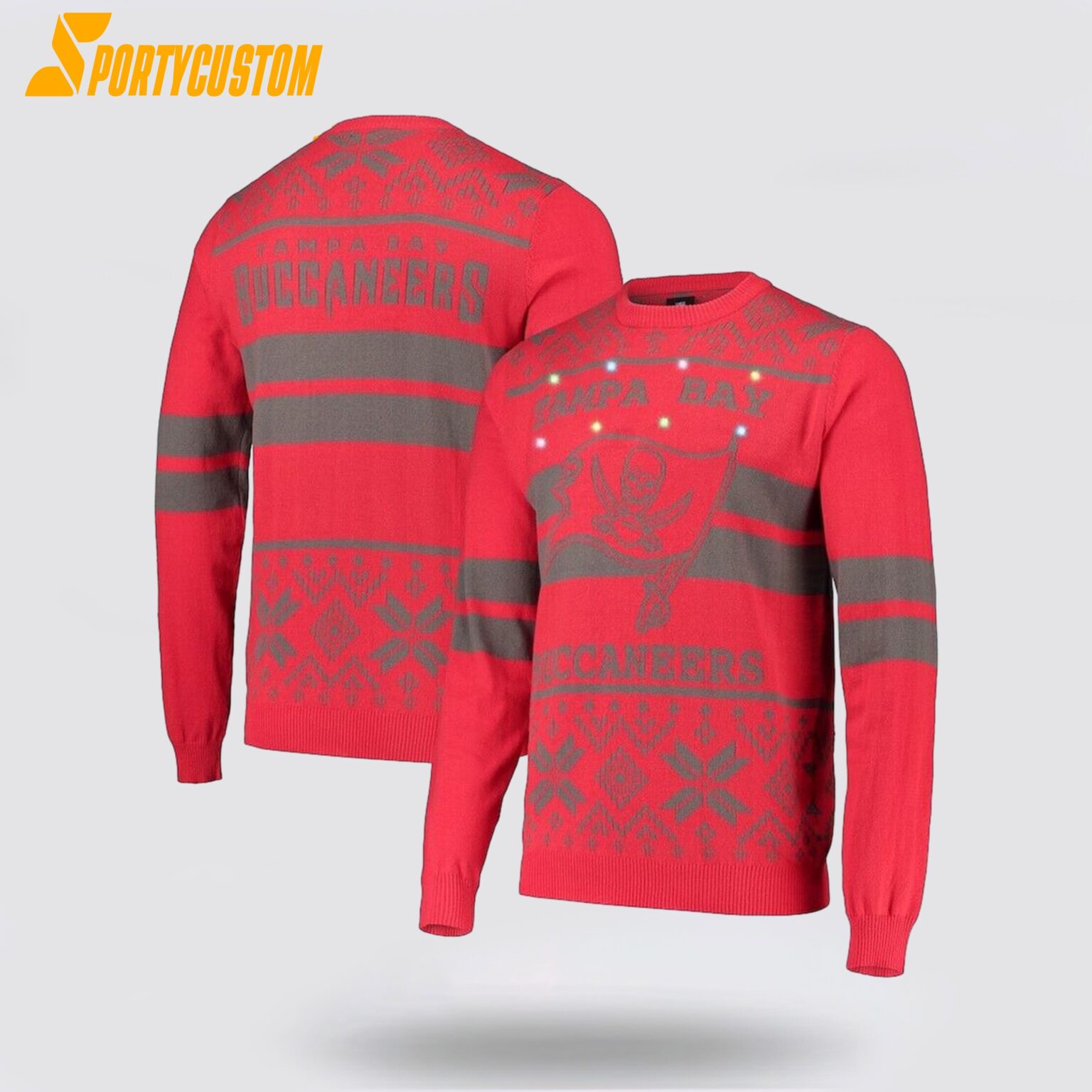 NFL Philadelphia Eagles Skull Flower Ugly Christmas Sweater