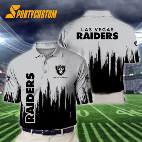 NFL Las Vegas Raiders Football Team Logo Design Polo Shirt